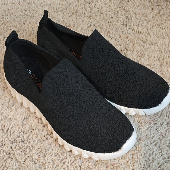 bernie mev. | Shoes | Bernie Mev Black And White Textured Slipon ...